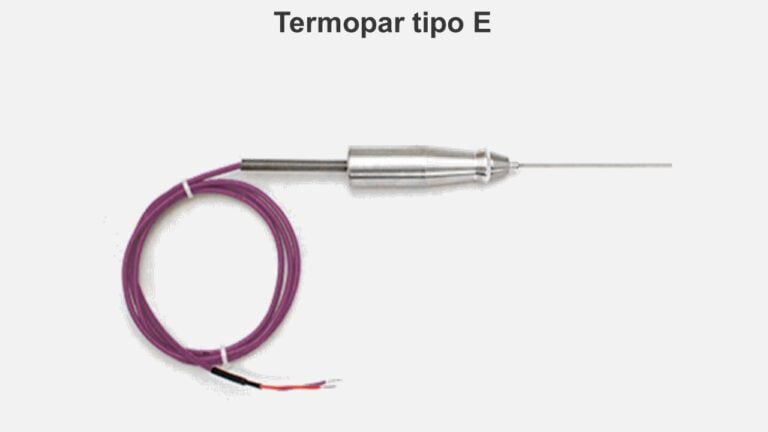 O que é o termopar tipo E e onde ele é usado na prática