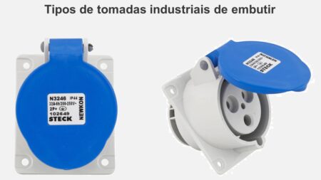 Quais são os tipos de tomadas industriais mais usadas